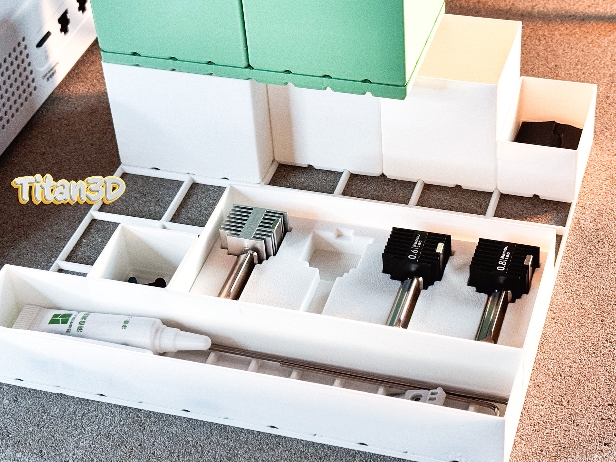 Lightweight Assortment Boxes Titan3DGridLite von Titan3D | Kostenloses STL-Modell herunterladen ...