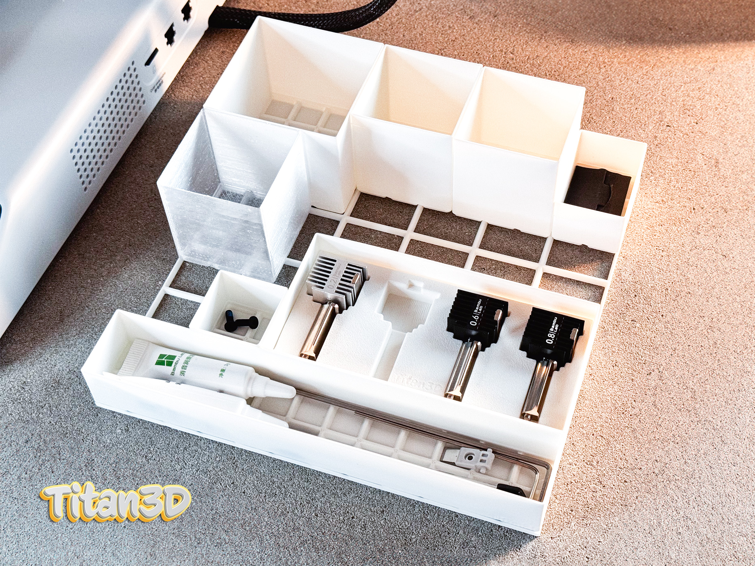 A1 Hotend Box Titan3DGridLite by Titan3D | Download free STL model | Printables.com