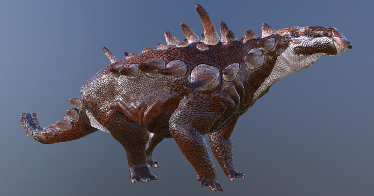 Revised Hungarosaurus by Pan Wołodyjowski | Download free STL model ...
