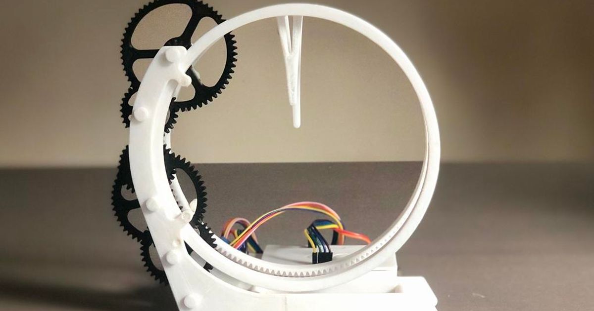 3D Printed Holo Clock With Arduino por saulquinn | Descargar modelo STL ...