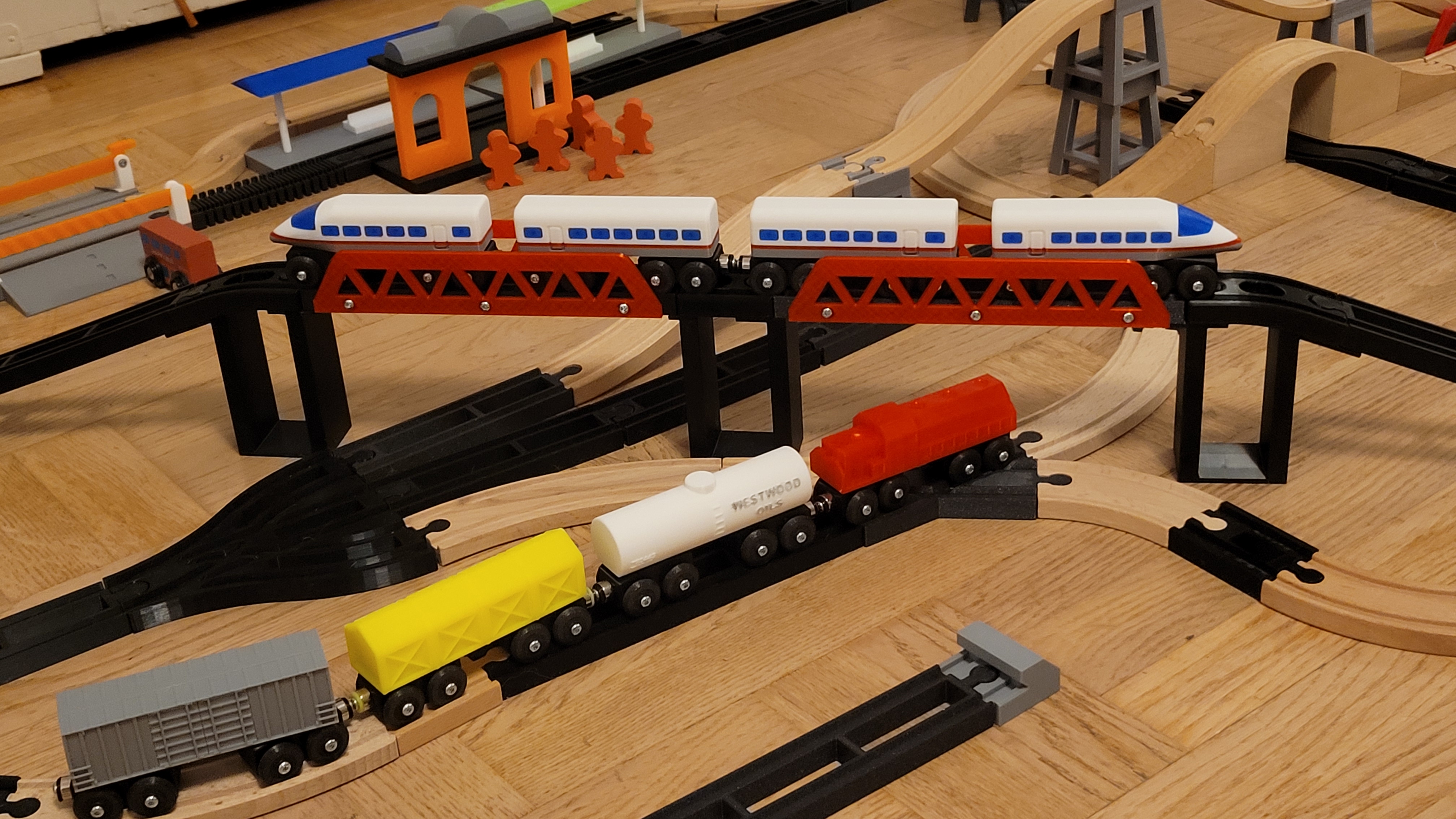 Brio IKEA Toy Train Bridge Railing by goonzo | Download free STL model ...