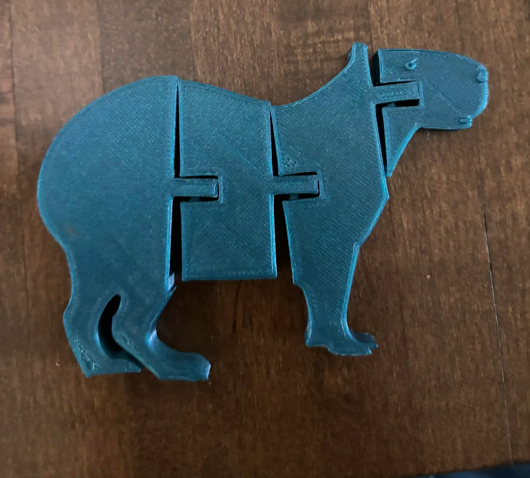 Articulated Capybara by FIREMANIA | Download free STL model ...