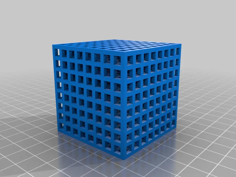 9x9 lattice cube by saulquinn | Download free STL model | Printables.com