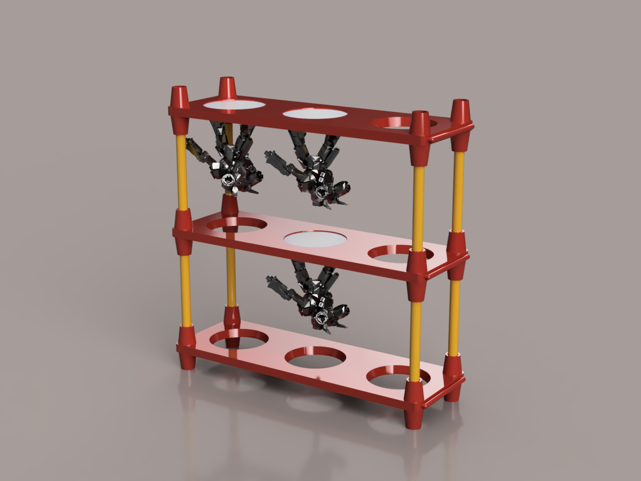 32mm Base Miniatures Stackable Trays by The Eraser | Download free STL model | Printables.com