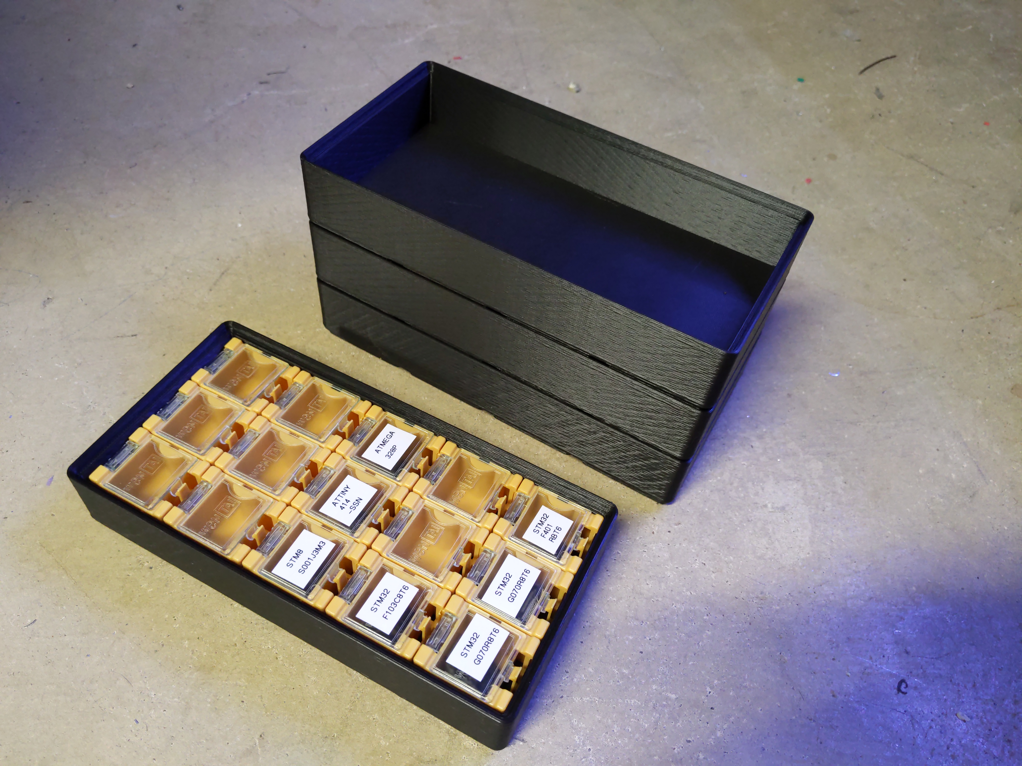 Gridfinity SMD box box by squircle | Download free STL model ...