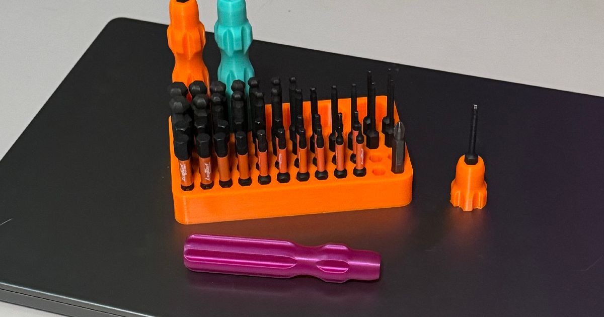 Magnetic Hex Driver by Hexmeister | Download free STL model ...
