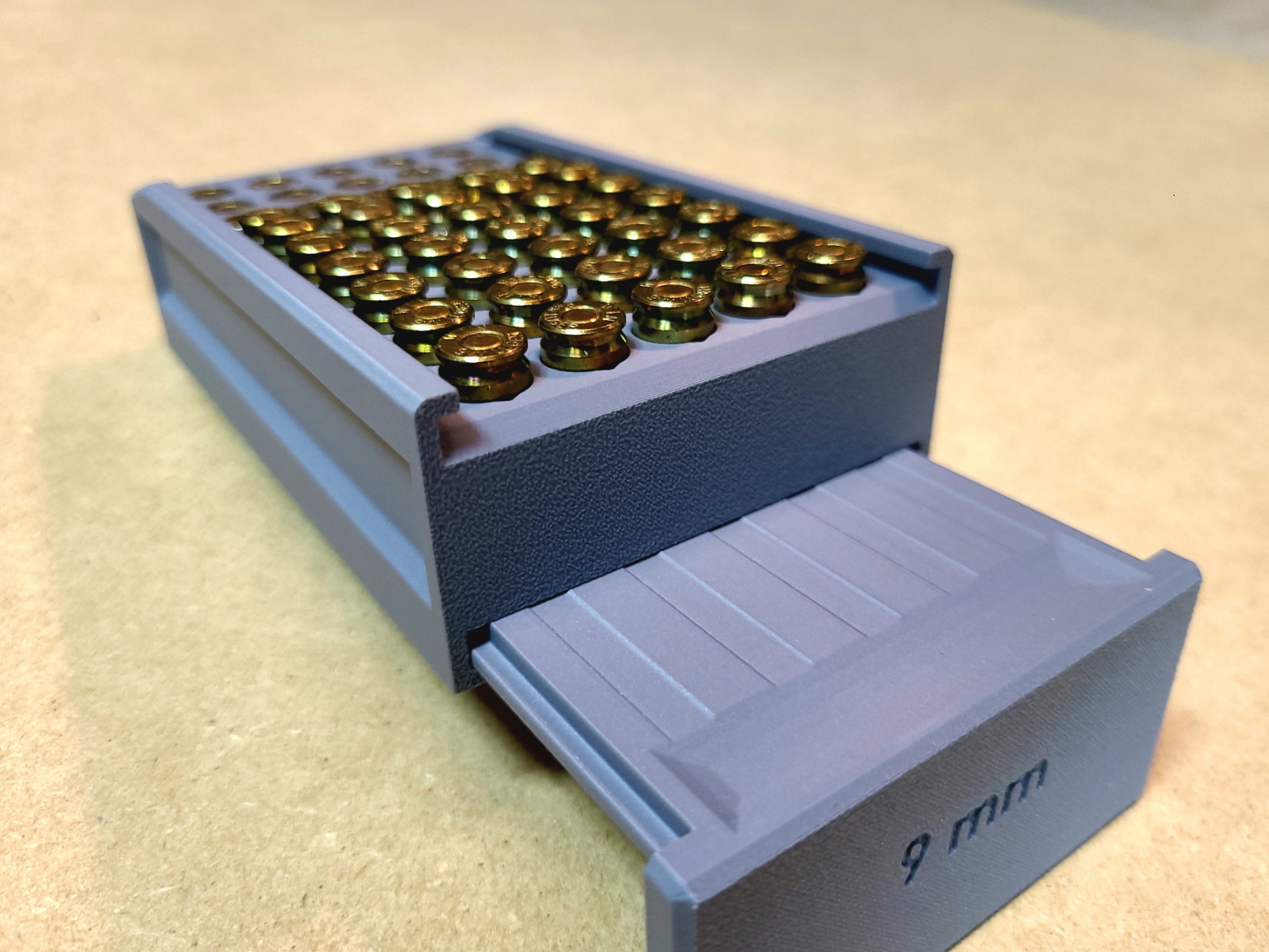 9mm Ammunition Storage Case by J.Overton | Download free STL model ...