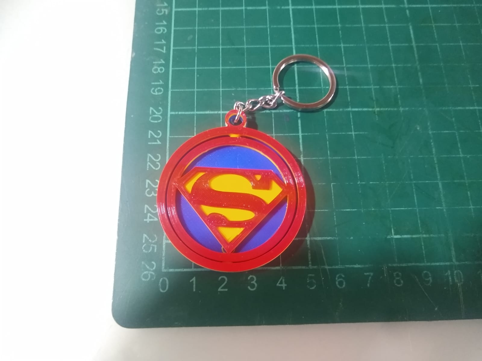 Superman Keychain by Miguel Etchepareborde | Download free STL model ...