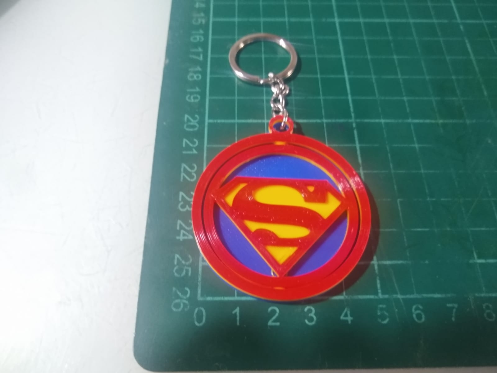 Superman Keychain by Miguel Etchepareborde | Download free STL model ...