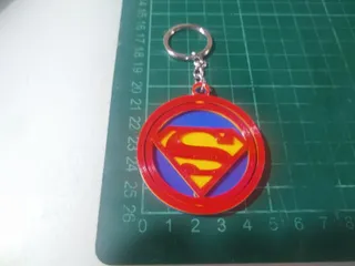 Superman Keychain by Miguel Etchepareborde | Download free STL model ...