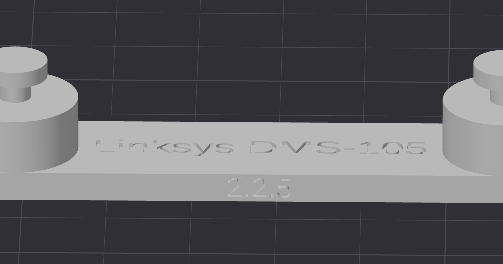 D-Link DMS-105 2.5GbE Mounting Bracket for Leviton/OnQ SMC by RynoShark | Download free STL ...