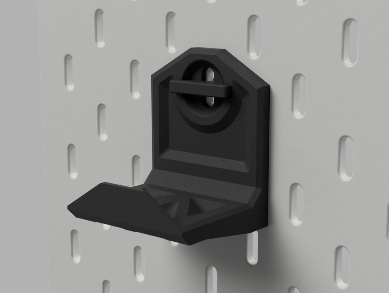 Skadis T-Clip Controller mount by Panda_ | Download free STL model | Printables.com