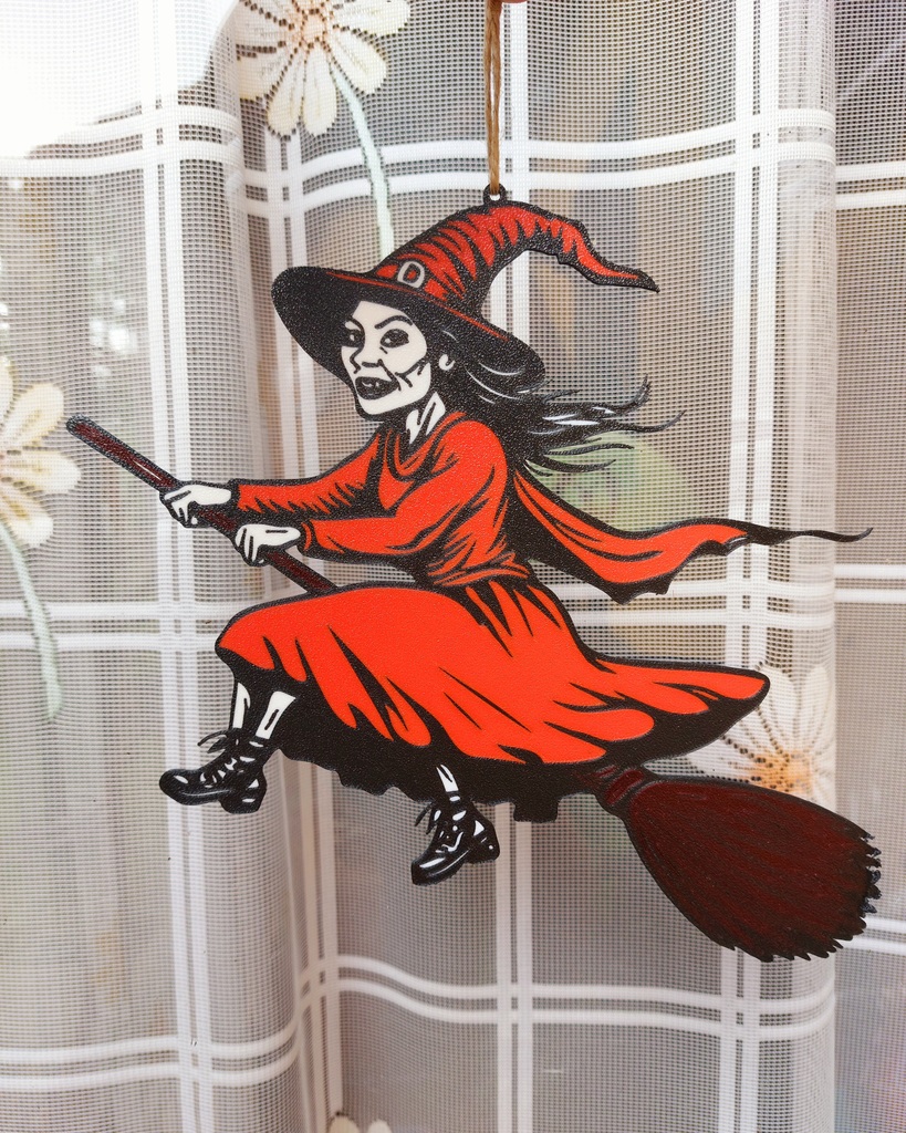 Halloween scary Witch window decoration by kutnohormac | Download free ...