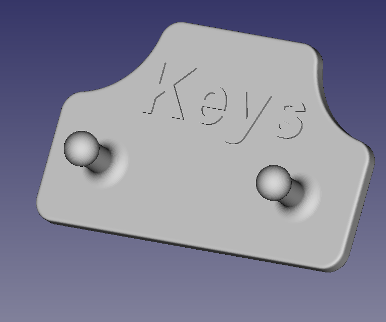 Twin Keyholder/Hanger by MrFixIt87 | Download free STL model ...