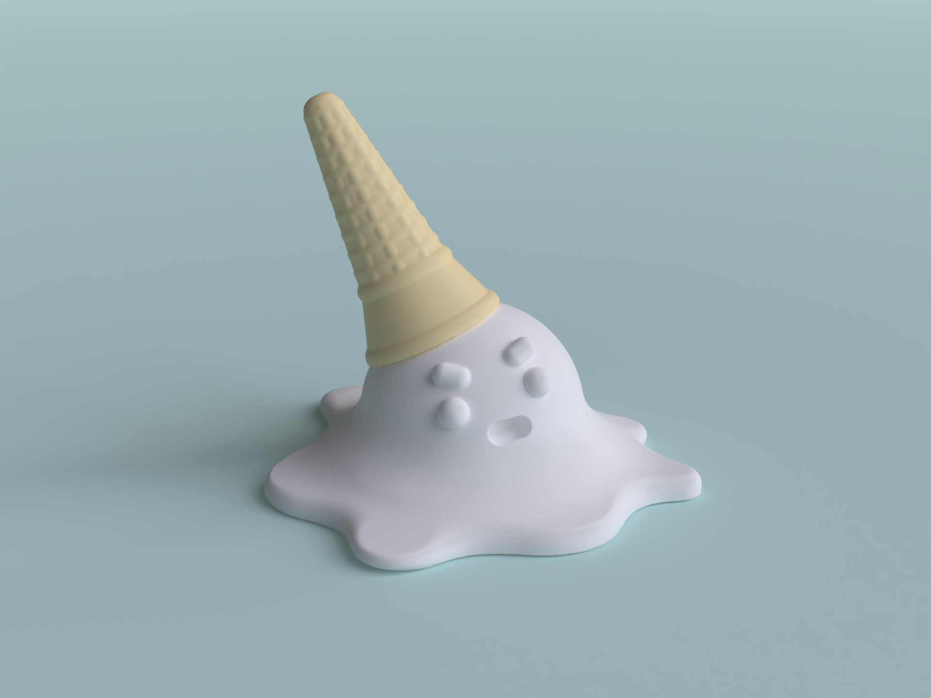 melting ice cream von michael | Kostenloses STL-Modell herunterladen ...