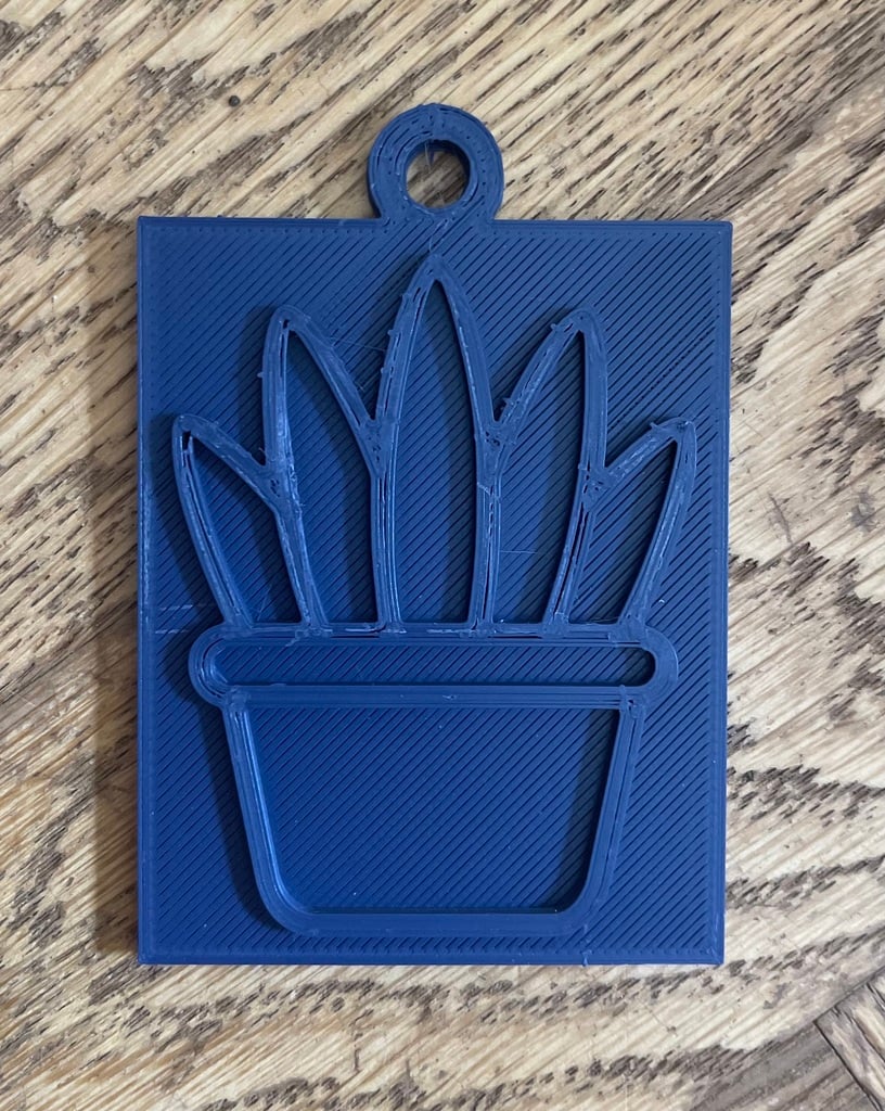 Plant Keyring by Joe Brayshaw | Download free STL model | Printables.com