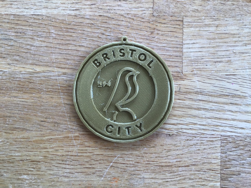 Bristol City badge by Joe Brayshaw | Download free STL model ...