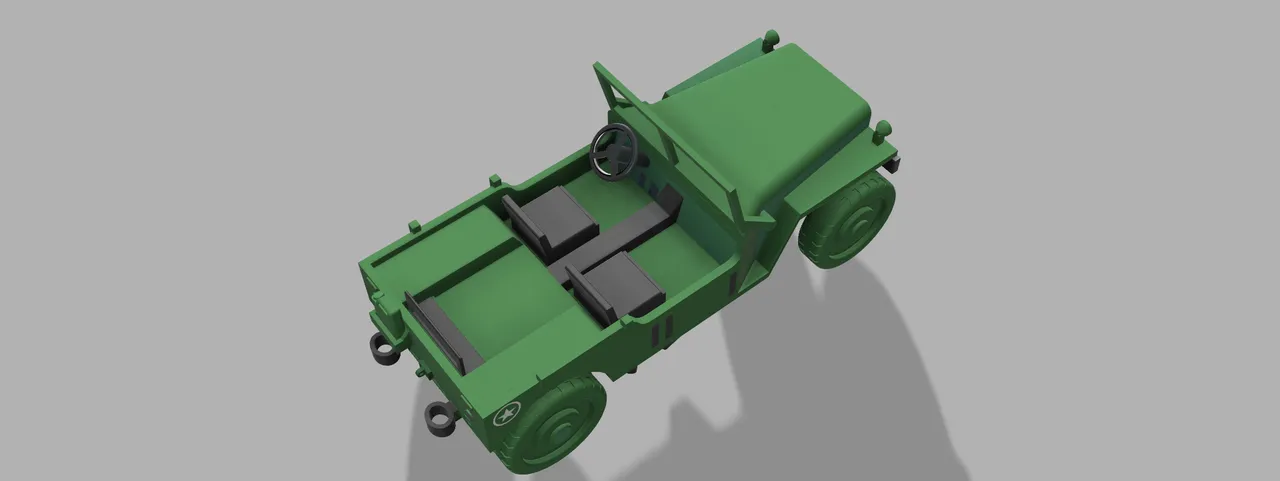 WW2 Army Willys Jeep by Alexand3DP | Download free STL model ...
