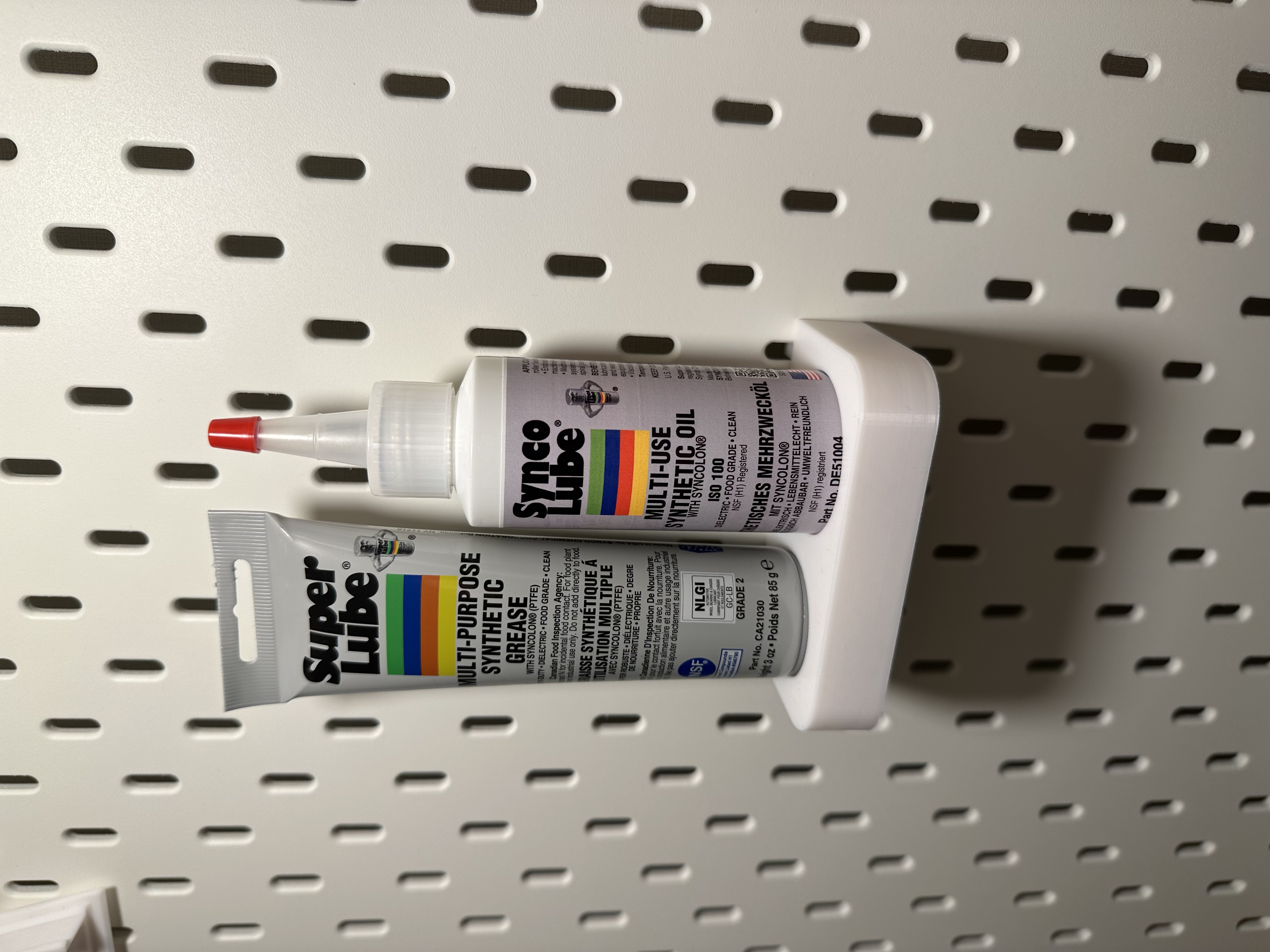 Super Lube Holder for IKEA Skadis (Grease + Oil) by Pitshaft | Download ...