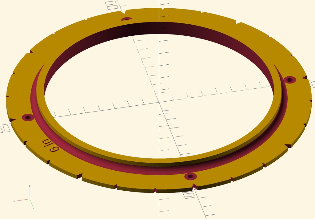 Customizable Circle Template by Uenbzsto | Download free STL model ...