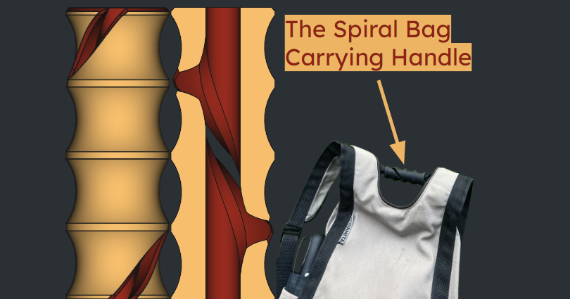 The Spiral Bag Carrying Handle by ICant3DPrint | Download free STL ...