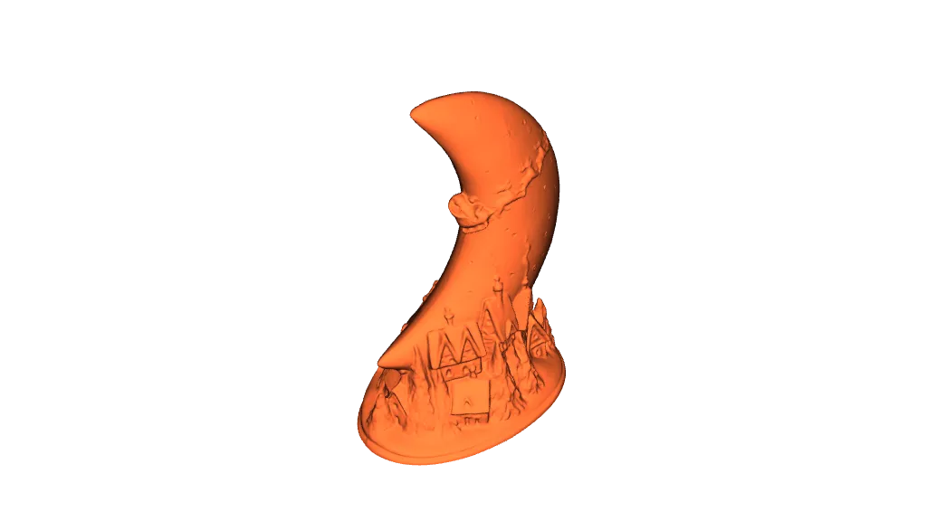 Fantasy moon vilage by soljan | Download free STL model | Printables.com
