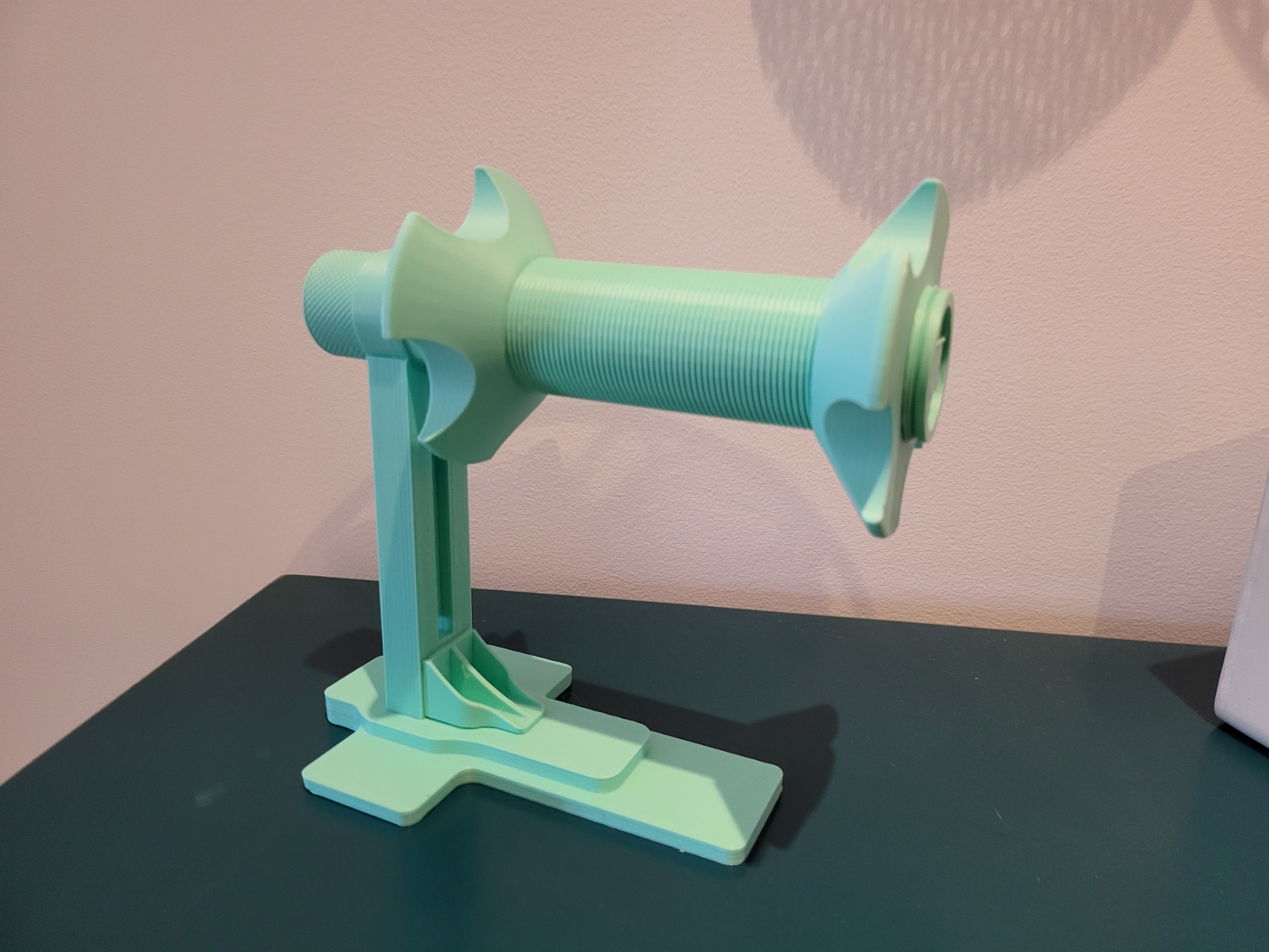 (FreeCAD file) 3D Printer Filament Spool Holder - Fully Printable ...