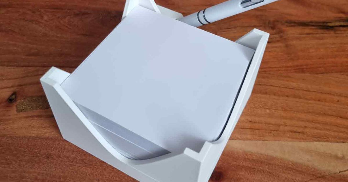 Note holder and pen holder by JimmyT | Download free STL model ...