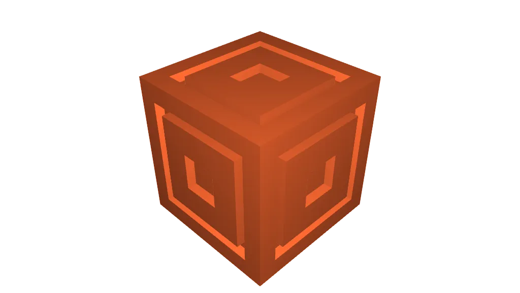 Minecraft Chiseled Stone Brick Pixel Art Solid model by Anihilator104 ...