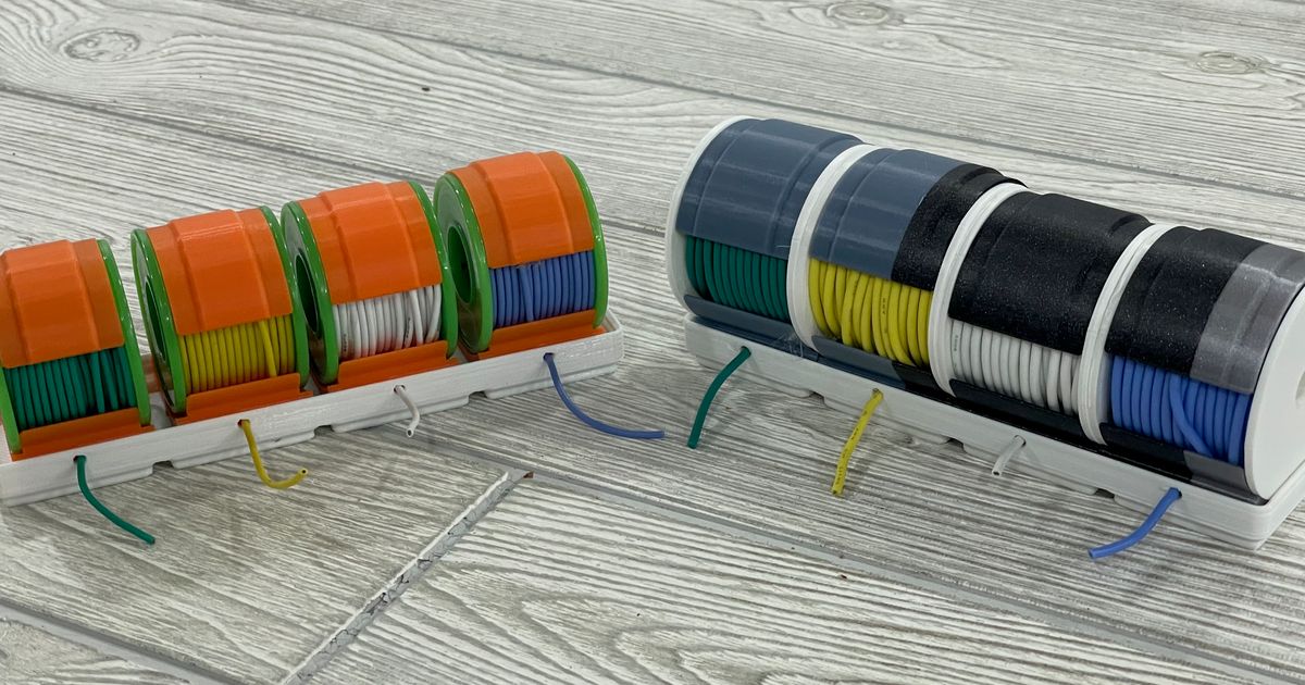 Gridfinity Wire Spool Base and Guards por ThomPatterson | Descargar ...