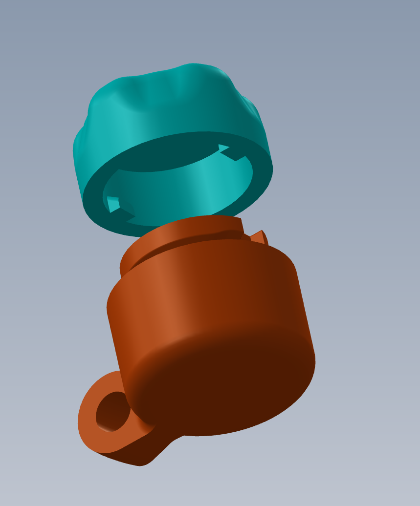 Pill box key-chain v1 by Hazem Bazo | Download free STL model ...