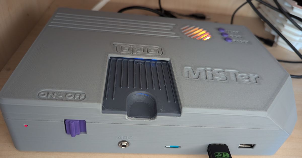 MiSTer PI Console Case with TapTo integration (WIP) by NightGecko ...