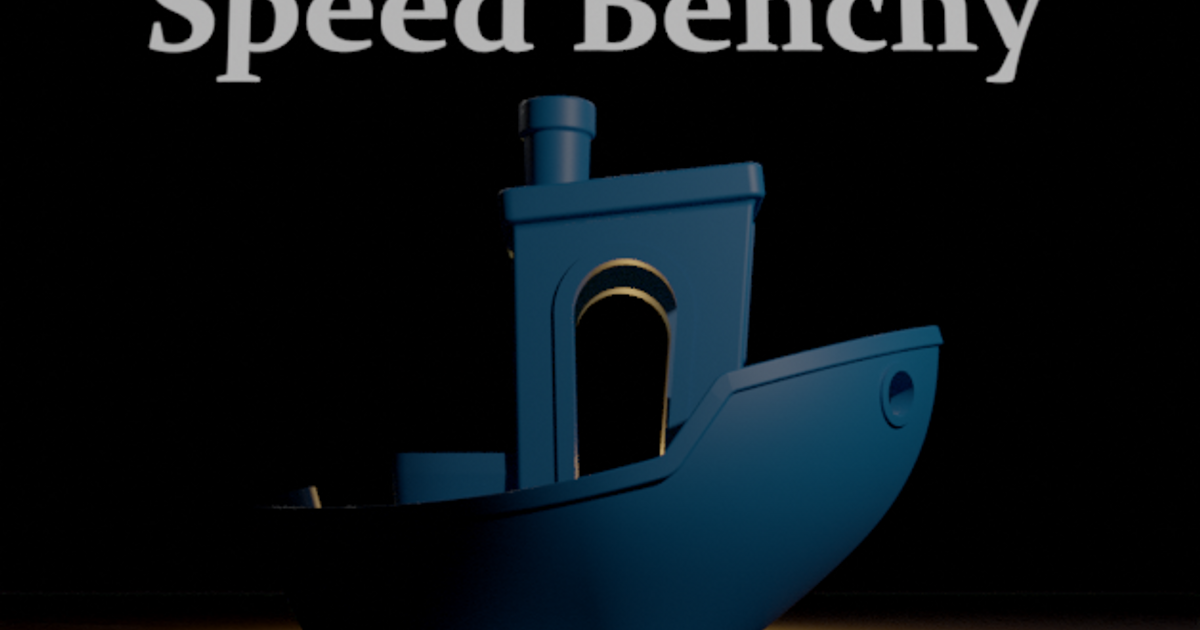 SpeedBenchy - 3D Printer speed benchmark by Felix Wiseman | Download ...