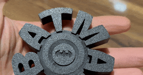 BATMAN FIDGET TOY / SPINNER / PRINT IN PLACE by Sektor 7 Studios ...