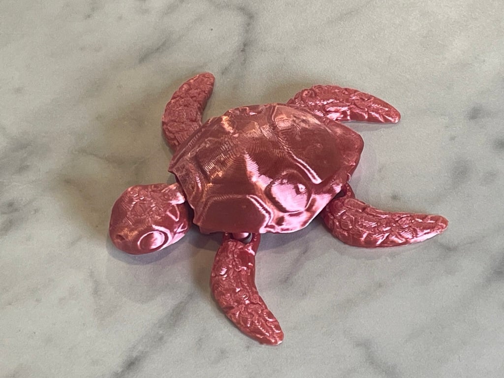 baby articulated turtle by ejprints3d | Download free STL model ...