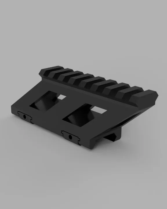 Airsoft rail extender by Daniel Franc | Download free STL model ...