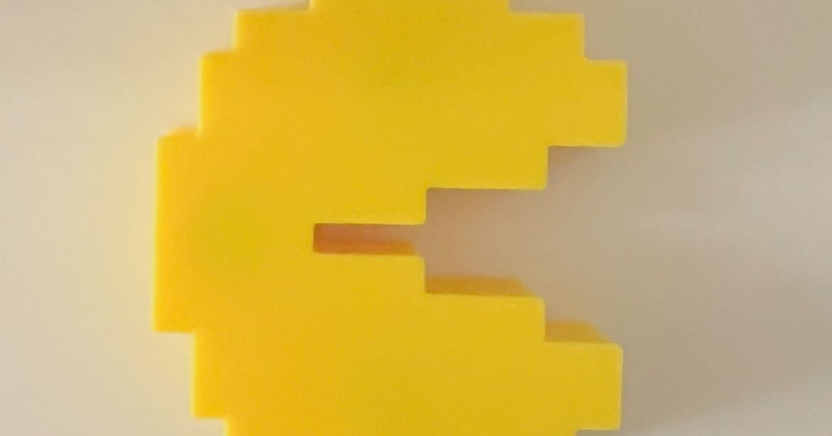 8bit Pacman Fidget Toy with magnet by Betsy Weber | Download free STL ...