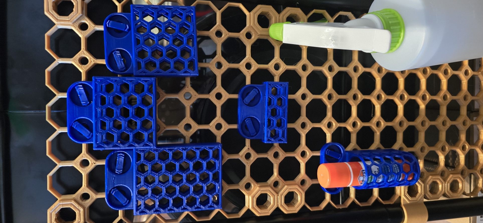 Multiboard Parametric Box, Cylinder, Gridfinity Shelf with Honeycomb ...