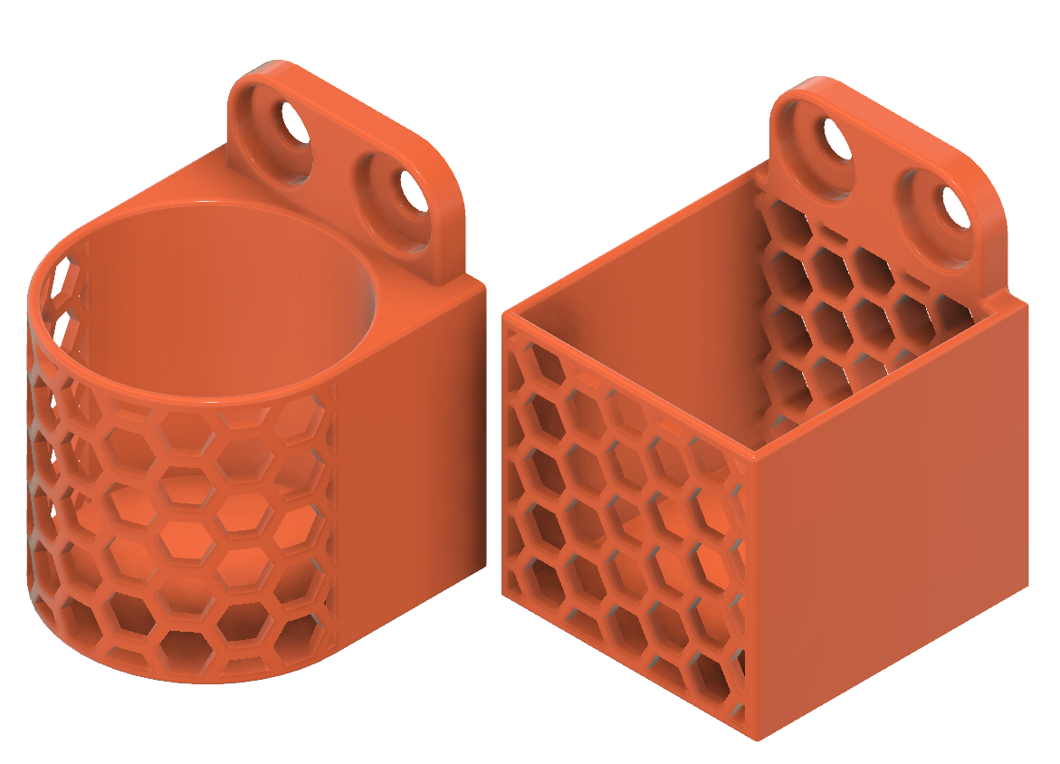 Multiboard Parametric Box or Cylinder with Honeycomb Pattern by sjcundy ...