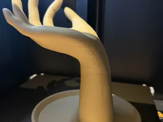 Jewelry hand with tray for storage by cream was taken | Download free ...