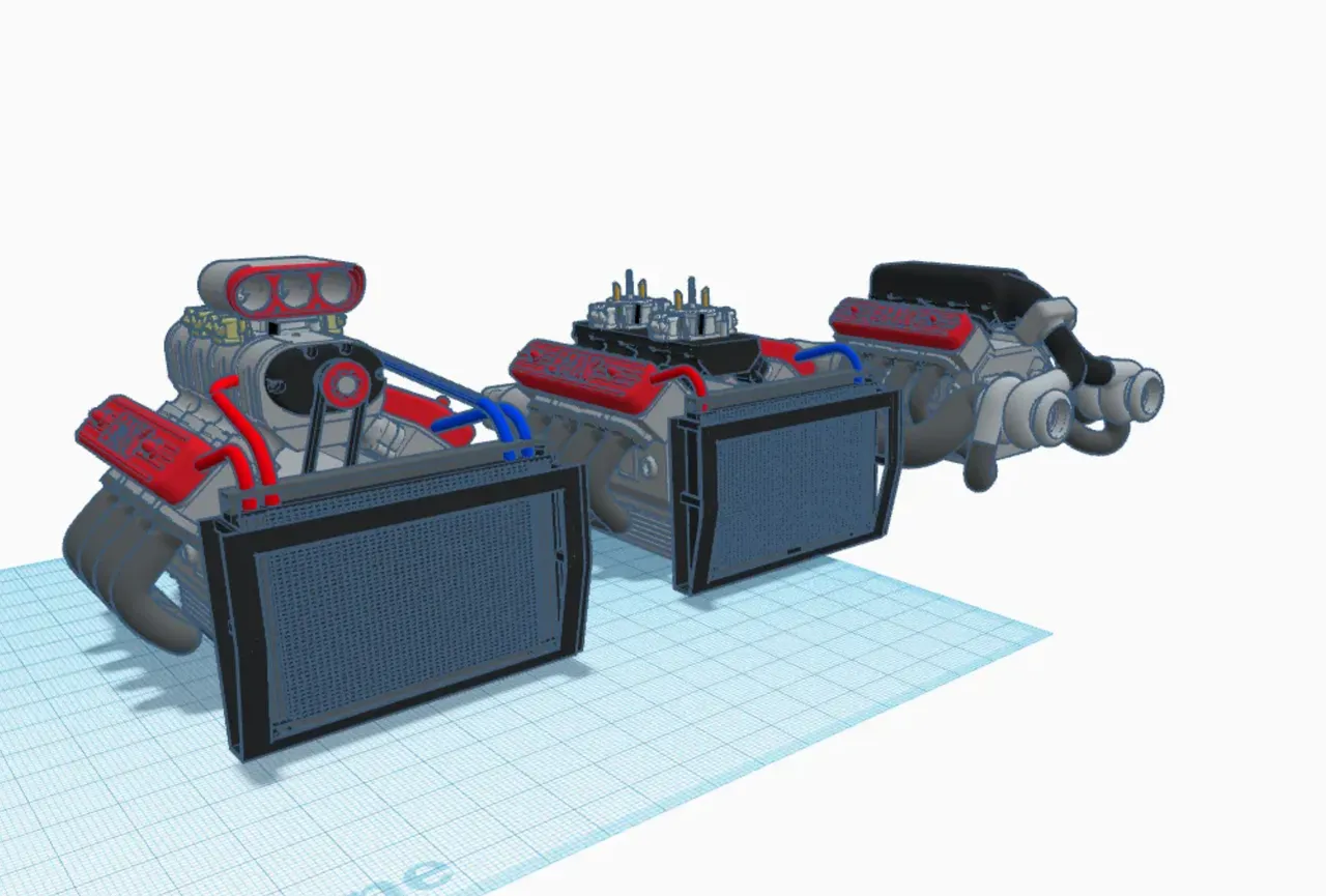 V8 engines by Jaxon Kowalenko by ZEXI0N | Download free STL model ...