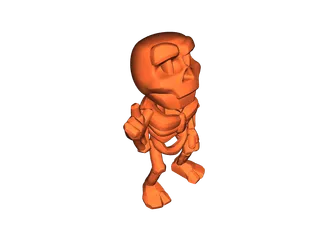 Mini Skeleton - Sculptember Model #8 by 3D Printy | Download free STL ...