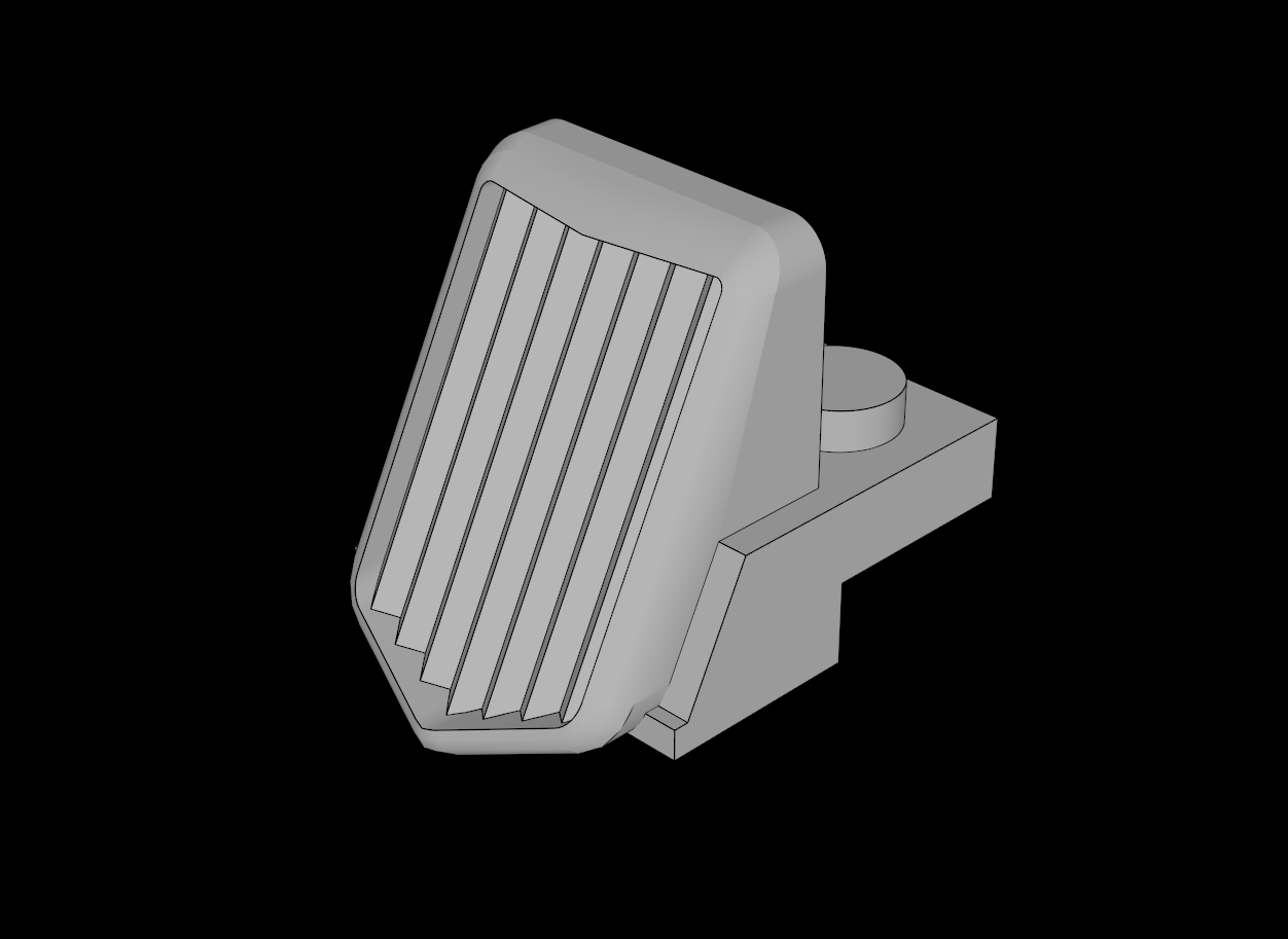 Lego Compatible (50946.dat) Car Grille 2 x 2.5 x 3 with Sloped Front by ...