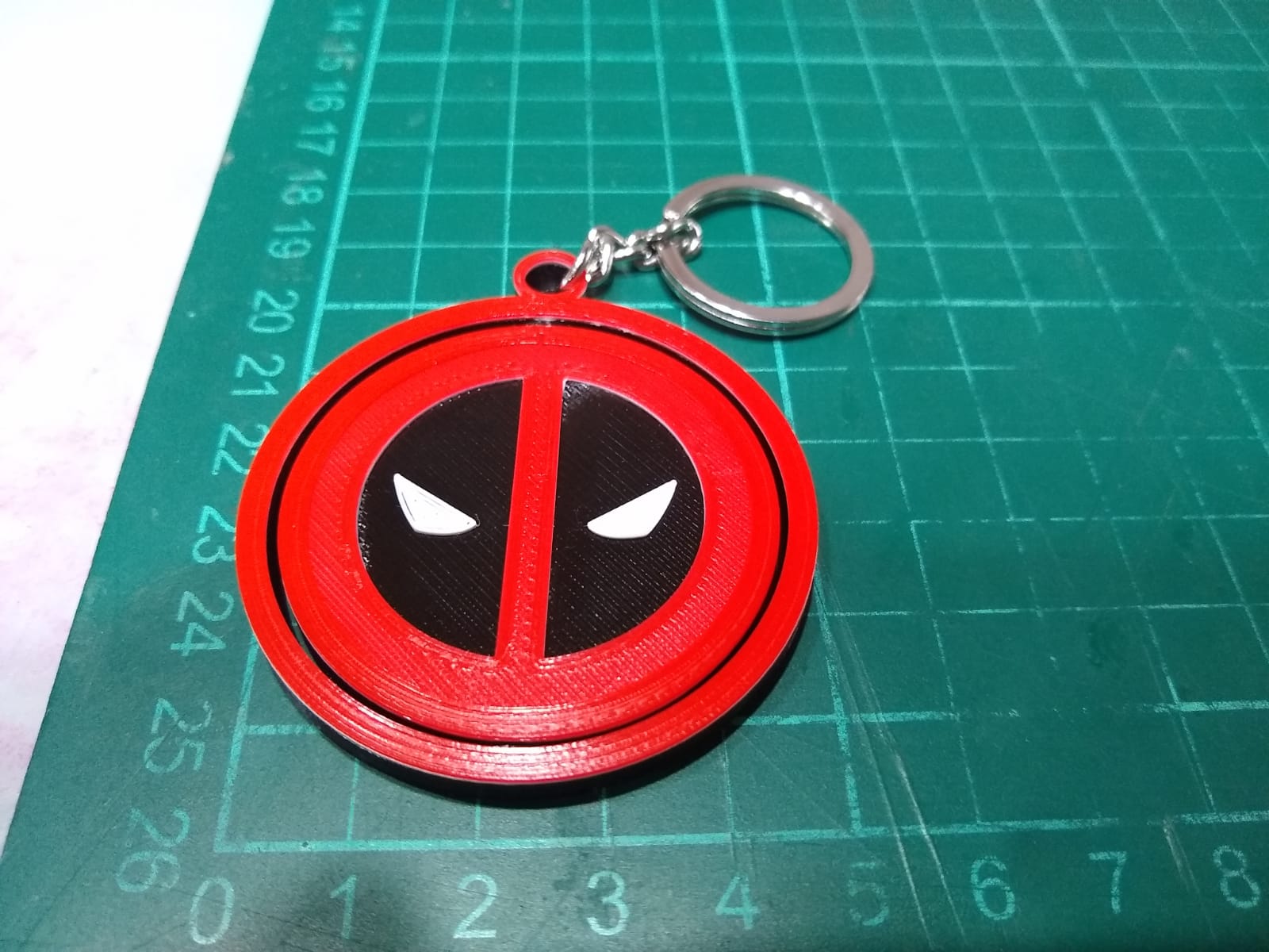 Deadpool Keychain by Miguel Etchepareborde | Download free STL model ...