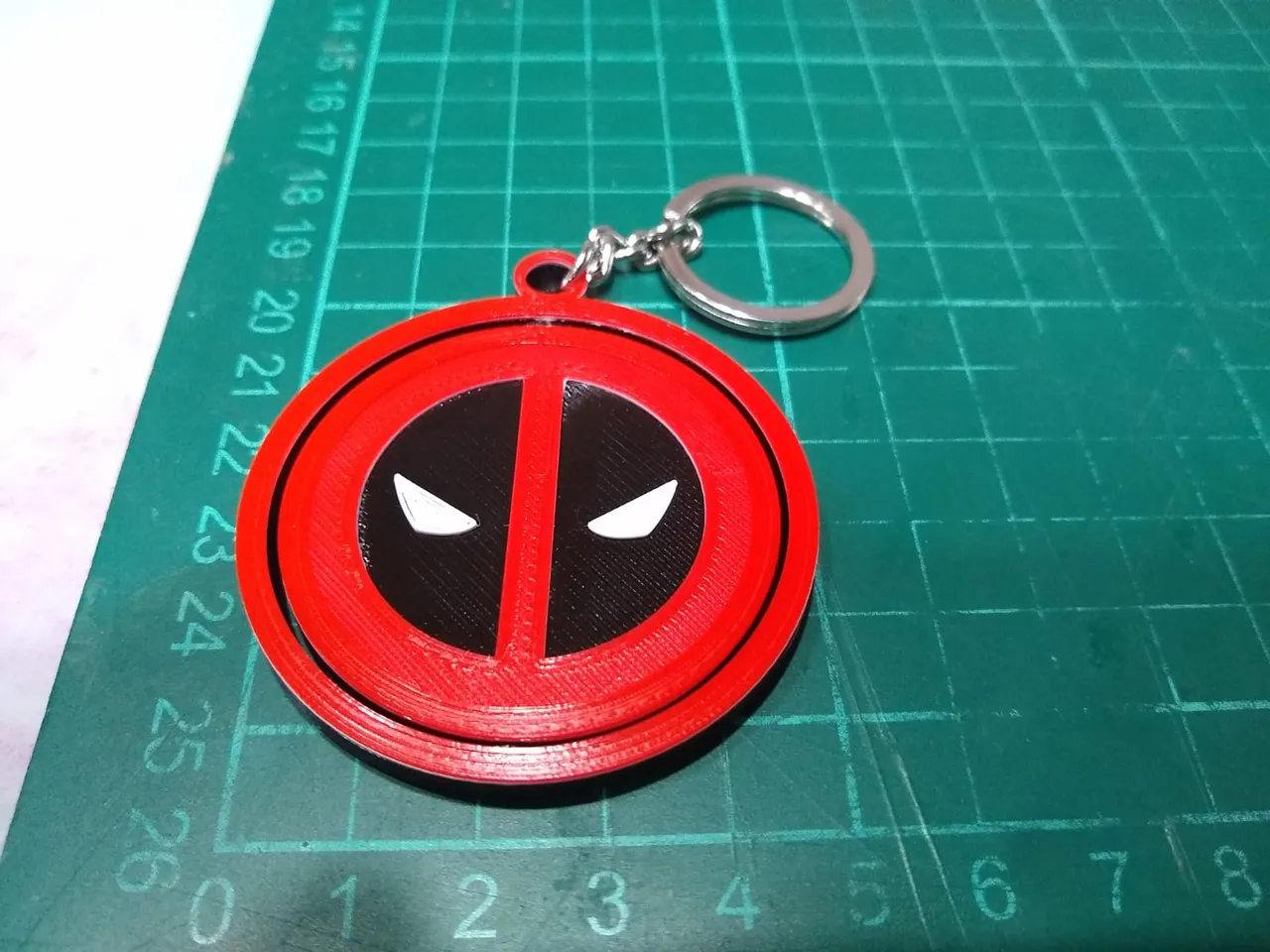 Deadpool Keychain by Miguel Etchepareborde | Download free STL model ...