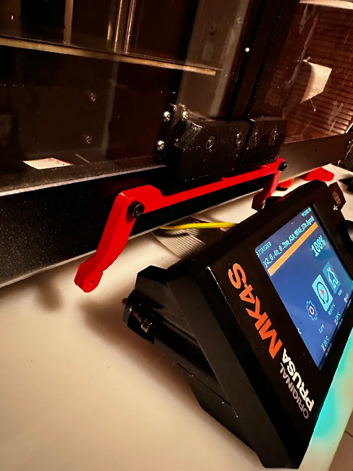 MK4S enclosure LCD mount by DuBDzO | Download free STL model ...