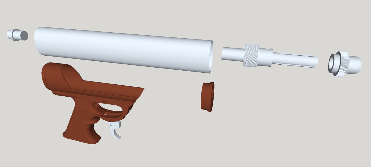 Boba Fett ESB sidearm by Rafal Works | Download free STL model ...