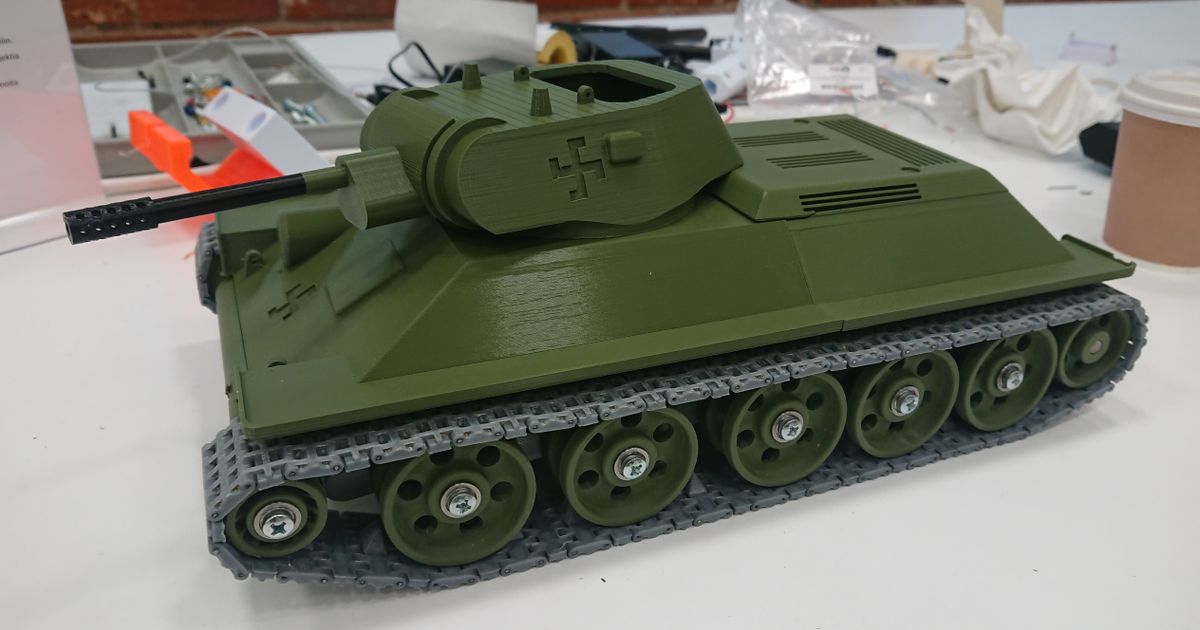RC Tank T-34 PS. 231-1 Part 3 Frame par Aku N | Téléchargez ...