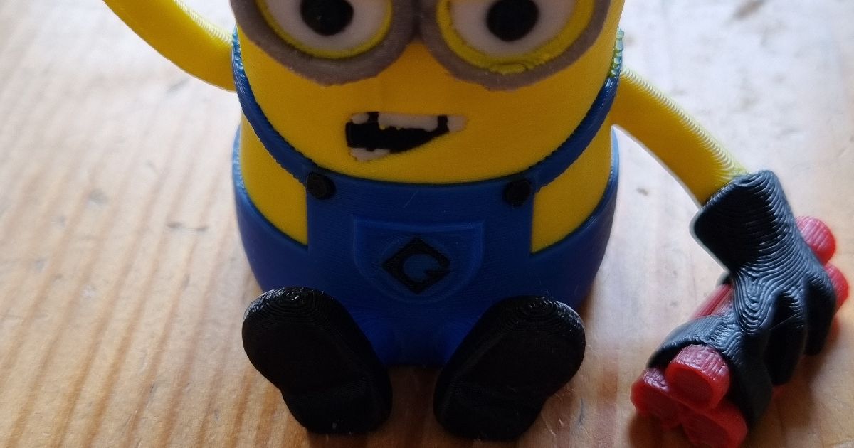 Sitting Minion MMU von JP Guitars | Kostenloses STL-Modell ...