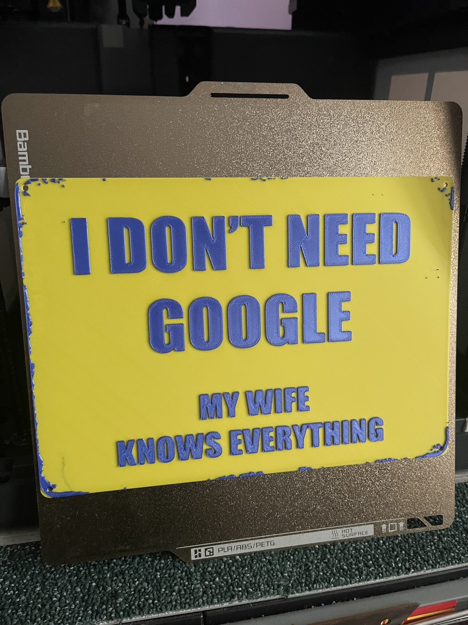 I dont need google Sign by ideat0m | Download free STL model ...